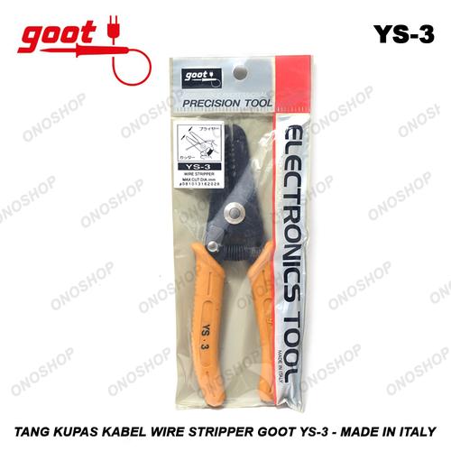 Jual Tang Kupas Kabel Wire Stripper Goot YS-3 - Made in Italy - Jakarta ...