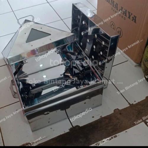 Jual kalakat steamer kotak/kukusan stainless/langseng serbaguna 40 cm ...