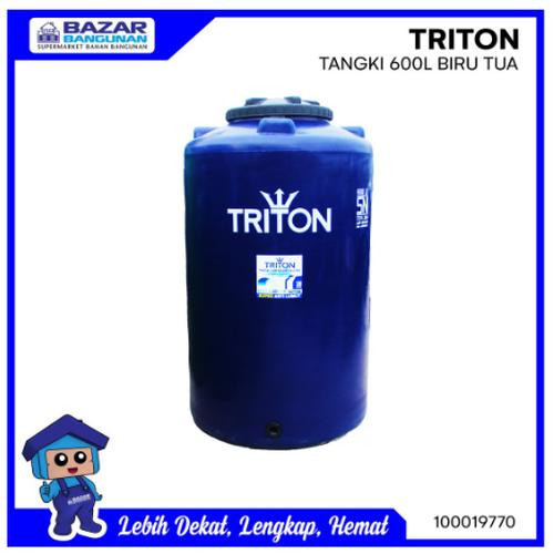 Jual Triton - Tangki / Tandon / Toren Air / Water Tank 600 L 600L Biru ...