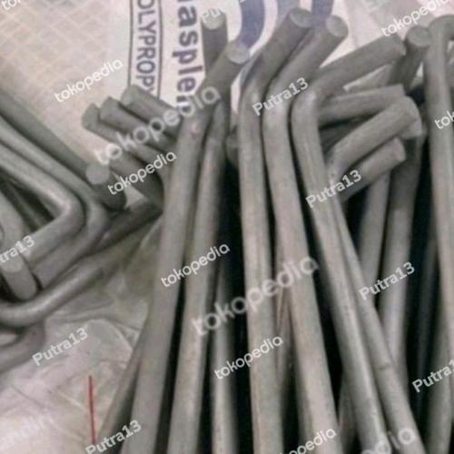 Jual angkur L HDG m20 x 50 cm 2 mur + 2 ring plat - Jakarta Pusat ...