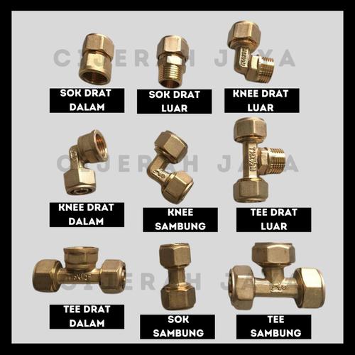 Jual Tee Air Panas Kuningan T Cabang 3 Tiga Model Onda Ripeng Rifeng ...