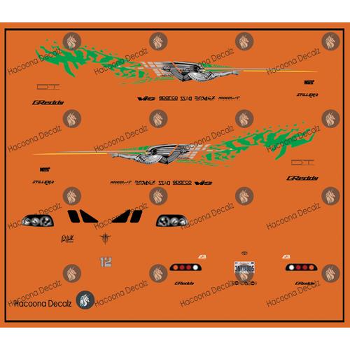Jual Brian Orange Supra Fast and Furious Water Slide Decal - Kab ...