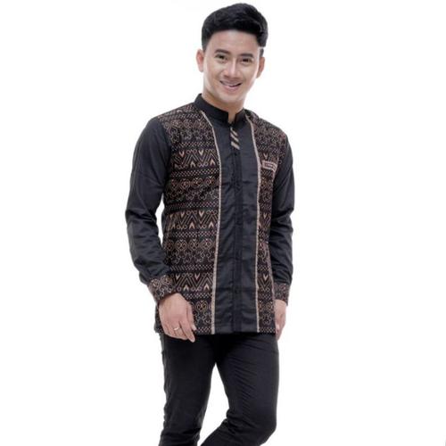 Jual Baju Koko Motif Batik Koko Motif Batik Jarilist Koko Kombinasi ...