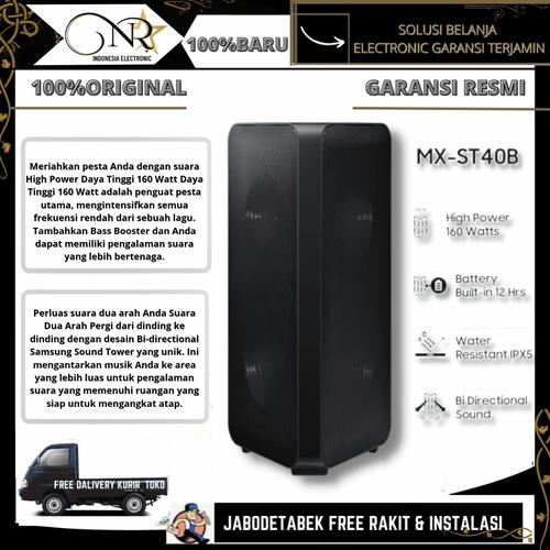 Jual SAMSUNG MX-ST40B SOUND TOWER PARTY POWER HIGH 160 W 2023 MXST40B ...