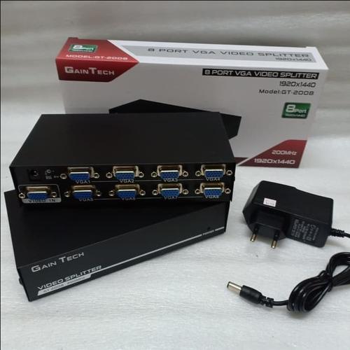Jual VGA SPLITTER 8 PORT Gain Tech GT-2008 - Kota Denpasar - Cyber ...