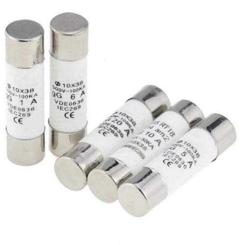 Jual Fuse Link Ceramic 1-32A 10 x 38 500V-100KA Fuse Sekring Keramik ...