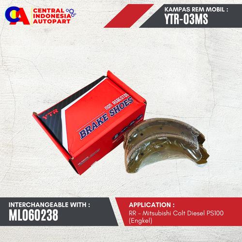 Jual Kampas Rem Belakang Colt Diesel PS100 Engkel YTR-03MS ML060238 ...