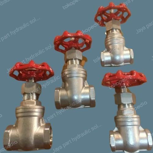 Jual GATE VALVE STAINLESS STEEL 3/4"INCH GATE VALVE SS 304 - Jakarta ...