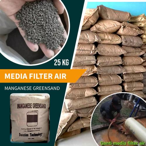 Jual Pasir Manganese Green Sand Grad A / Media Filter Penjernih Air ...