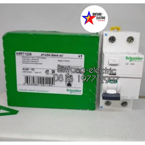 Jual RCCB / ELCB ACTI9 IID 2 Phase 25A 30MA Tipe A9R71225 Schneider - Jakarta Pusat ...
