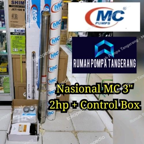 Jual POMPA SATELIT 3" SUBMERSIBEL PUMP 3MCDM3-37 NATIONAL MC 2Hp UNIT ...
