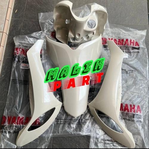 Jual SET BODY DEPAN FINO FI 115 125 PUTIH CREAM ORIGINAL YAMAHA ...