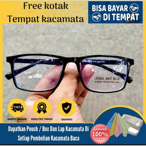 Jual Kacamata Baca Double Fokus Anti Radiaisi Blueray Model Sporty ...