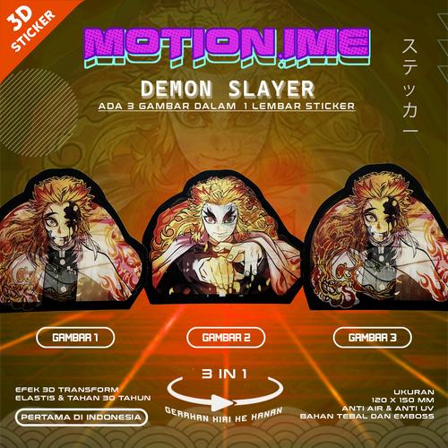 Jual 3D Sticker Demon Slayer - Rengoku - Kota Bekasi - Motion Ime ...