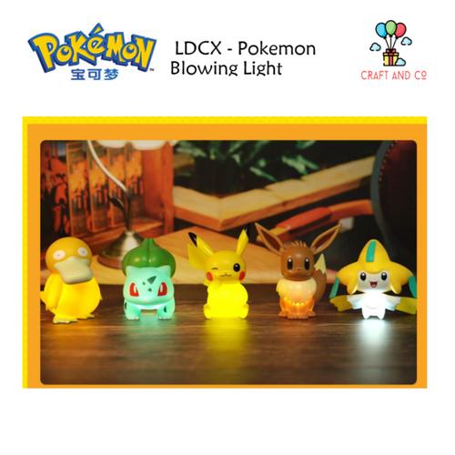 Jual Pokemon blowing light lamp Pikachu Bulbasour Jirachi kado anak Ori ...