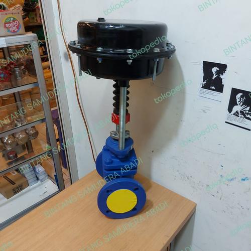 Jual control valve ari armaturen 3" inch dn80 pn16 pneumatic actuator ...
