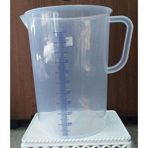 Jual Beaker Plastik 5 L. Beaker PP with handle 5 L. Gelas Ukur Plastik ...