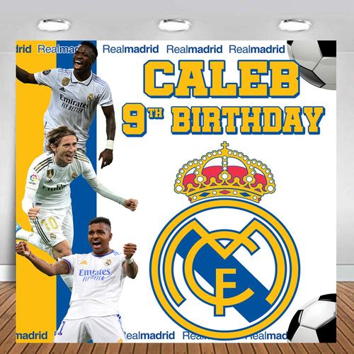 Jual Banner Flexi Birthday/ Backdrop Hiasan Dinding Sepak Bola Real ...