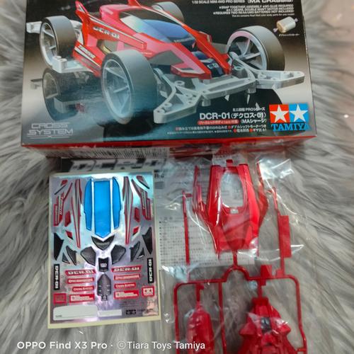 Jual Tamiya 18646 Bodi Body Dcr 01 Red Metallic MA Chassis + Decal ...