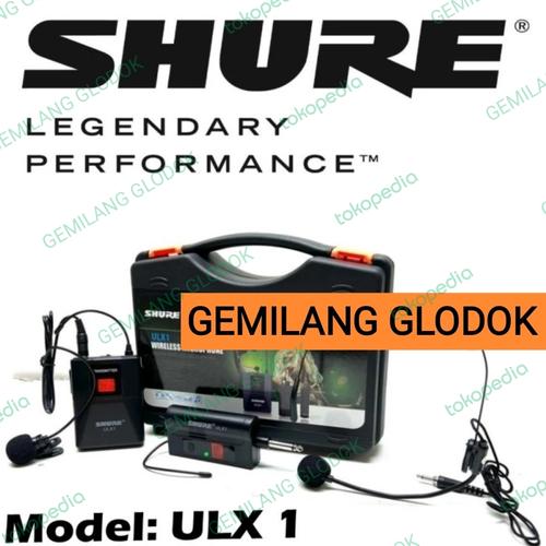 Jual Mic Wireless Clip On Shure ULX 1/ULX-1 Muc Wireless Jepit Bando ...