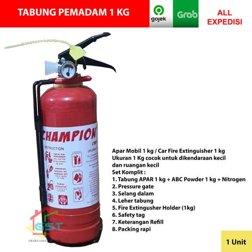 Jual apar mobil 1 kg/tabung pemadam 1 kg/car fire extinguisher 1 kg ...
