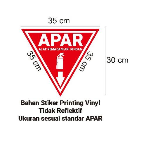 Jual Stiker Tanda APAR Alat Pemadam Api Ringan Fire Extinguisher Kantor ...
