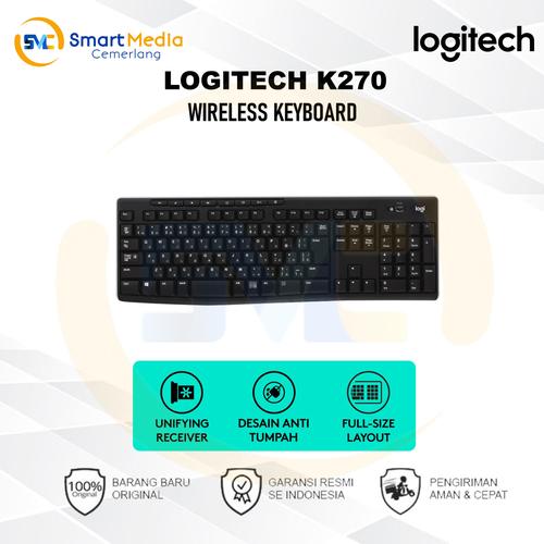 Jual Logitech K270 Keyboard Wireless Full Size - Kota Makassar - Smart ...