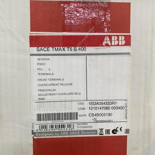 Jual Mccb Abb Sace Tmax T5 S 400 3P 400A Original - Jakarta Barat ...