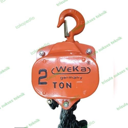 Jual Takel 2 Ton x 6 Meter Heavy Duty Weka Chain Block 2 Ton x 6 Meter ...
