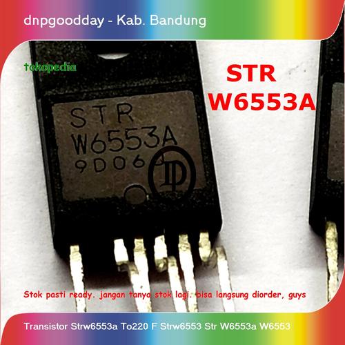 Jual Transistor Strw6553a To220 F Strw6553 Str W6553a W6553 - Kab ...