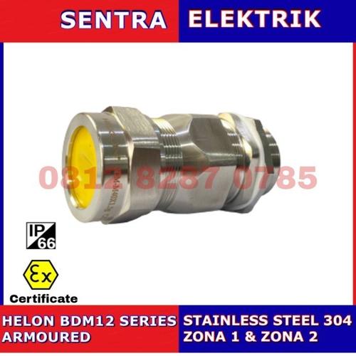 Jual Cable Gland Stainless Steel SS304 Metric M32 Armoured Explosion ...