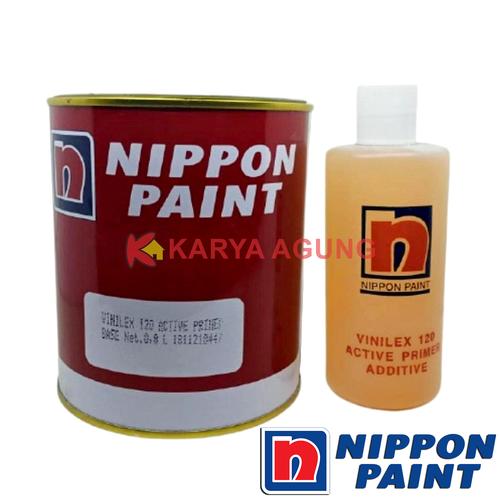 Jual Nippon VINILEX 120 ACTIVE PRIMER 1L Cat Dasar Besi Galvanis Aluminium 2 Komponen Anti ...