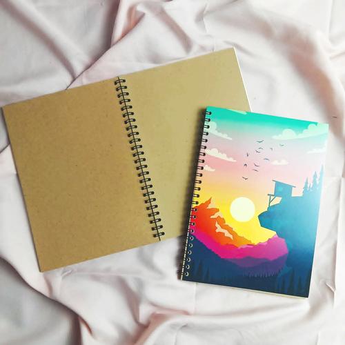 Jual SKETCHBOOK BLANK / BUKU SKETSA / SKETSA A5 COVER COLOUR FULL COLOR ...