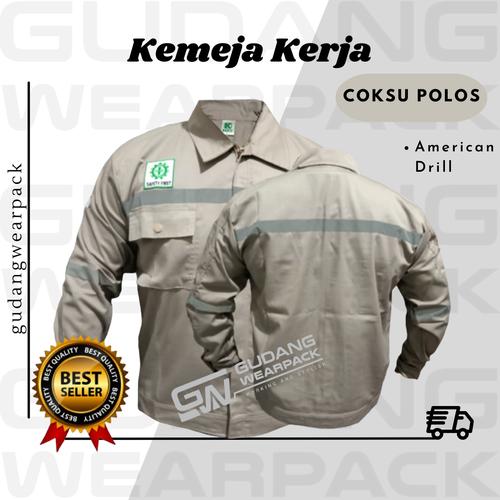 Promo Gudang Wearpack - Baju Kerja Seragam Proyek Warna Coksu Polos ...