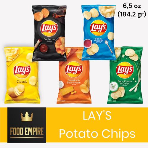 Jual LAY'S Potato Chips 6,5 oz | LAYS Keripik Kentang USA - SourCream ...