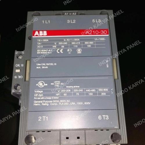 Jual Kontaktor Abb Tipe A210-30 220V 350A 3P - Jakarta Barat - Mitra ...