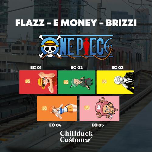 Jual Flazz Gen 2 BCA Emoney mandiri Brizzi One Piece Custom Nama UV ...