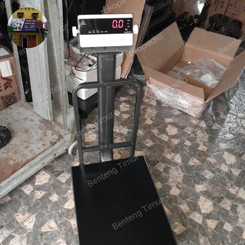 Jual Timbangan duduk digital platfom stainless kap 150-750kg merk Alexa ...