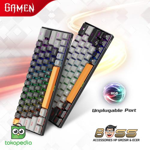 Jual GAMEN Titan III Mechanical Switch Blue Gaming Keyboard Wired RGB ...