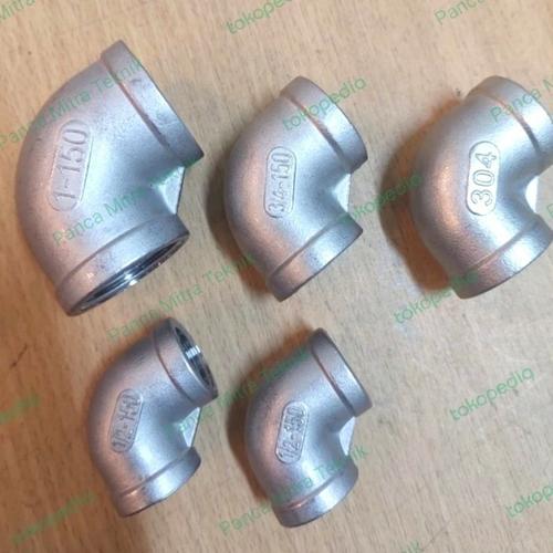 Jual 1-1/2" inch Elbow Drat Stainless SS304 / Knee Drat Dalam SS304 ...