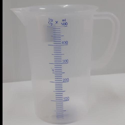 Jual Beaker Plastik 500 ml Beaker PP with handle 500ml - Jakarta Barat ...