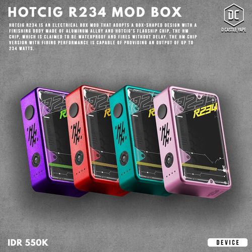 Jual Hotcig R234 Box Mod by Hotcig x Vape Boss 100% Authentic - Kota ...