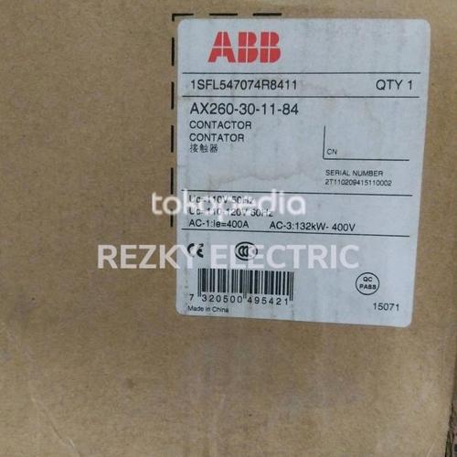 Jual Ax260 Contactor Kontaktor Abb Ax260-30-11-84 110V Original Abb ...