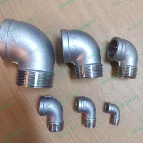 Jual 1" inch Street Elbow Stainless SS304 Drat Luar Dalam - Jakarta Barat - Panca Mitra Teknik ...