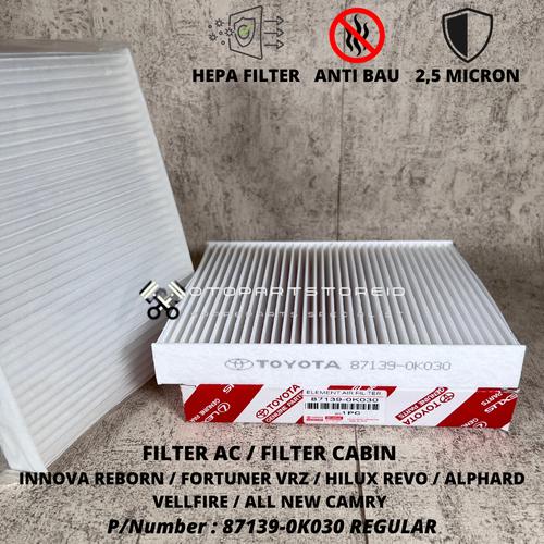 Promo FILTER AC / CABIN INNOVA REBORN FORTUNER VRZ VELLFIRE HILUX VOXY ...