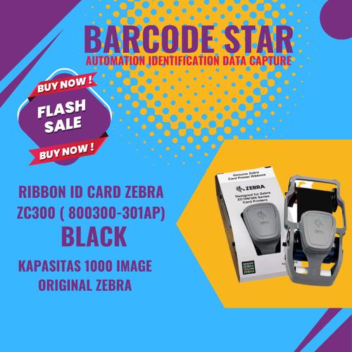 Jual Ribbon Black Zebra ZC300 / ZC100 Printer ID card - Jakarta Pusat ...