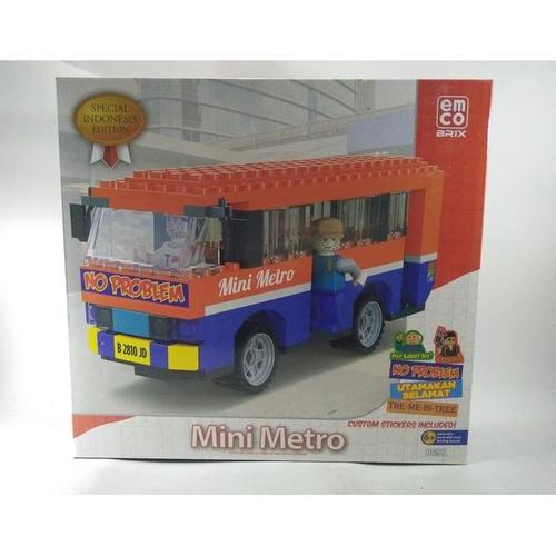 Jual Emco Brix Special Indonesia Edition Metro Mini Bus W/ Sticker New ...