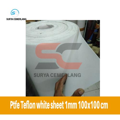 Jual Ptfe Teflon putih sheet lembaran 1mm 100x100 cm - Jakarta Barat ...
