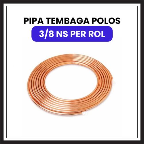 Jual PIPA TEMBAGA POLOS 3/8 NS PER ROL - Jakarta Selatan - Elektric ...