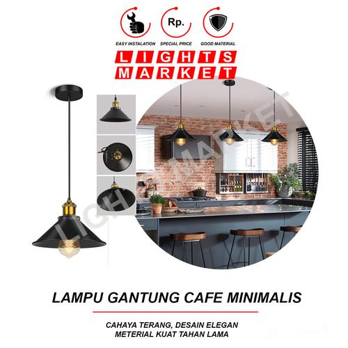 Jual Lampu Gantung Cafe Minimalis Modern Hias Meja Makan/Ruang Tamu ...